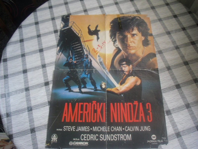 FILMSKI PLAKAT AMERICKI NINDZA 3