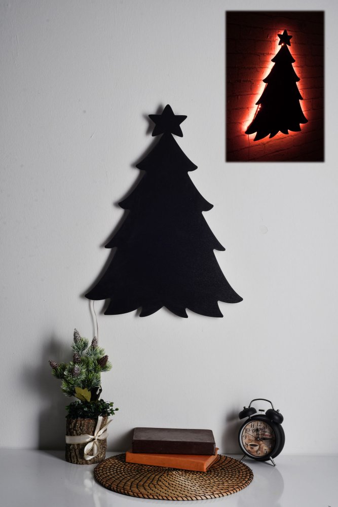 WALLXPERT LED DEKORACIJA CHRISTMAS PINE 2 RED