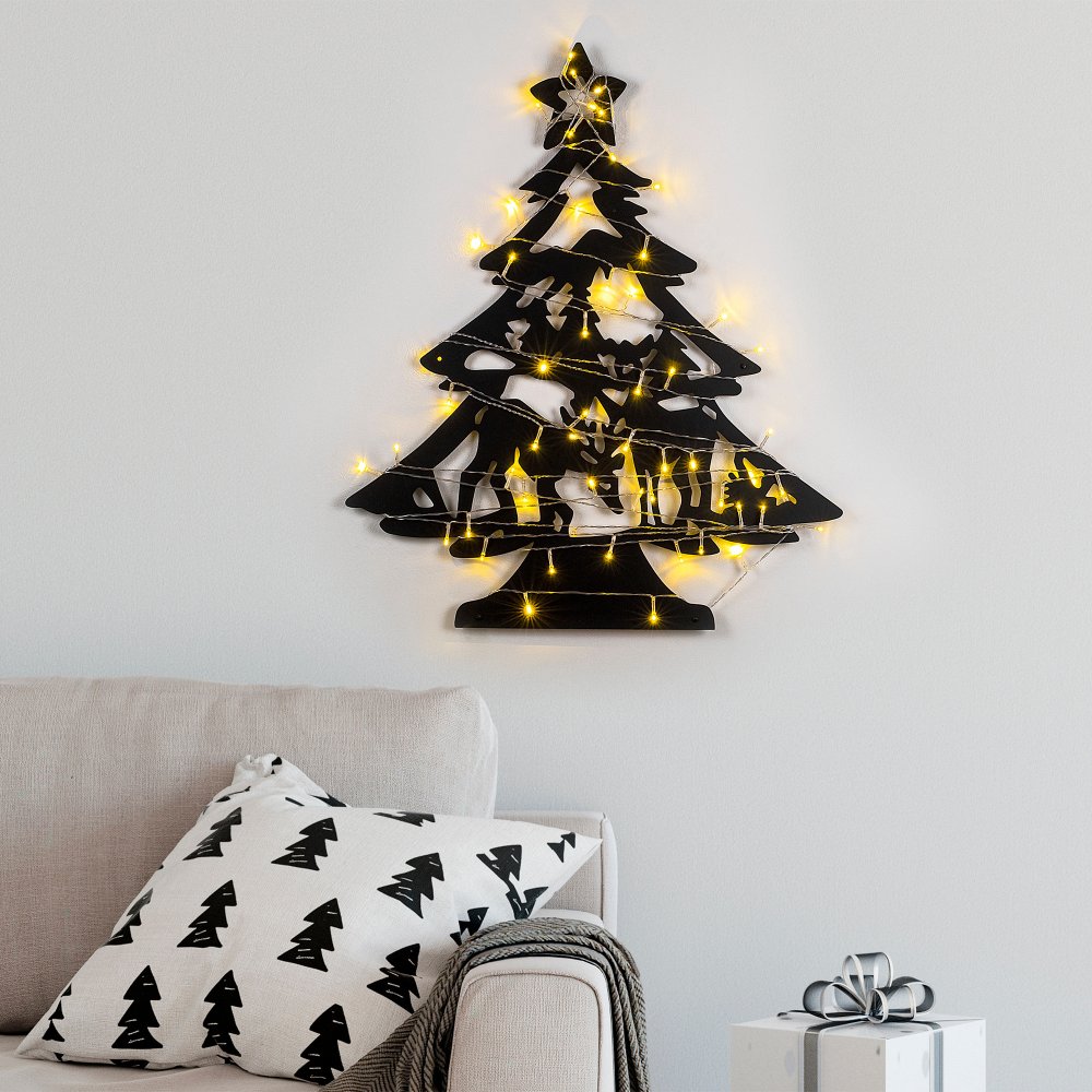 WALLXPERT ZIDNA DEKORACIJA XMASBLACK 024