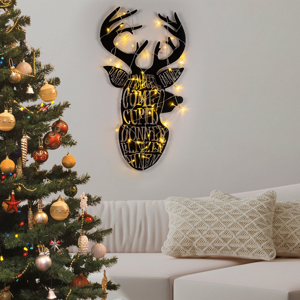 WALLXPERT ZIDNA DEKORACIJA XMASBLACK 003