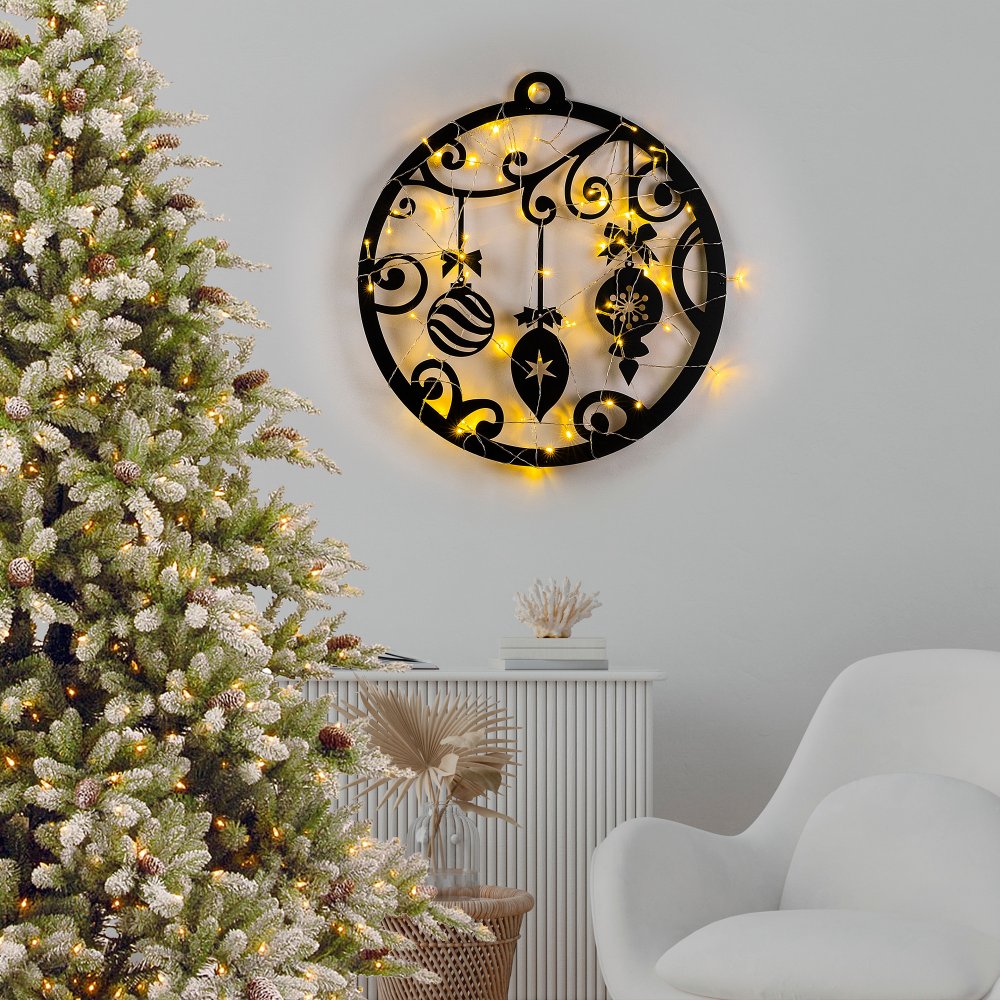 WALLXPERT ZIDNA DEKORACIJA XMASBLACK 028