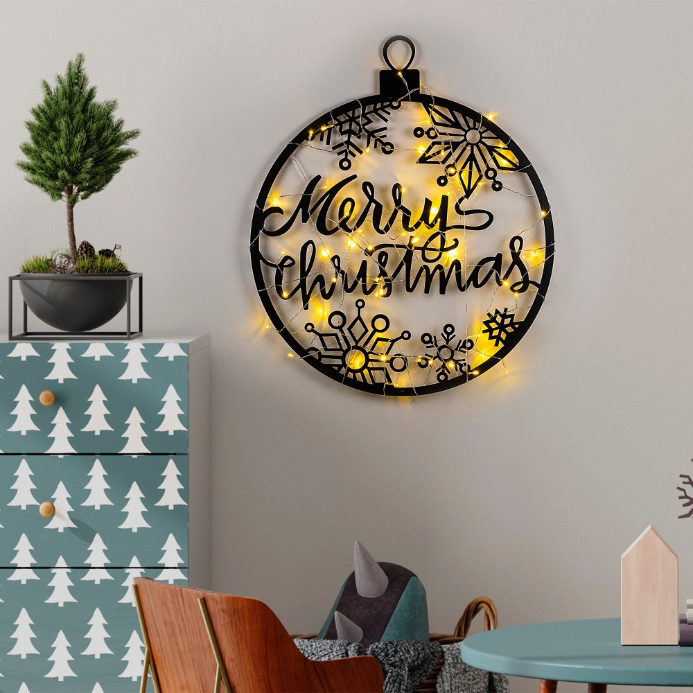 WALLXPERT ZIDNA DEKORACIJA XMASBLACK 030