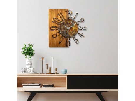 WALLXPERT ZIDNI SAT WOODEN CLOCK 7 A