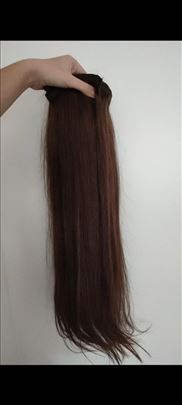 Prirodna kosa smeđa 70cm