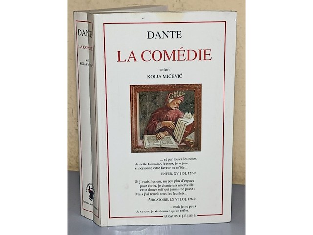 BOŽANSTVENA KOMEDIJA La Comedie Dante na francuskom
