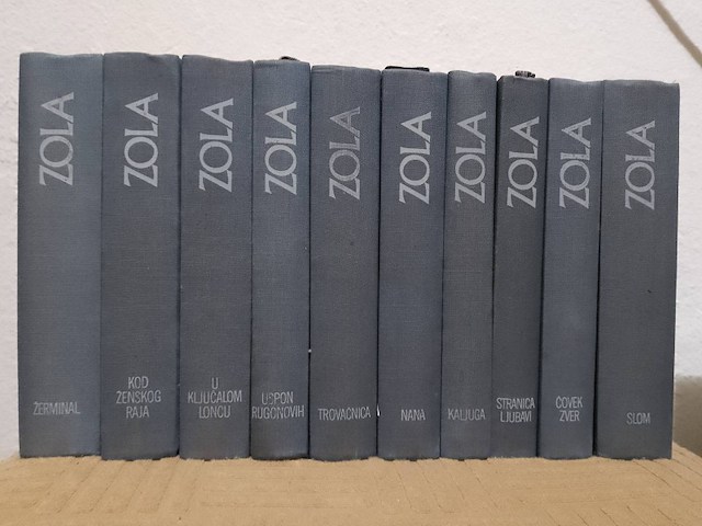 Emil Zola - Komplet 10 knjiga
