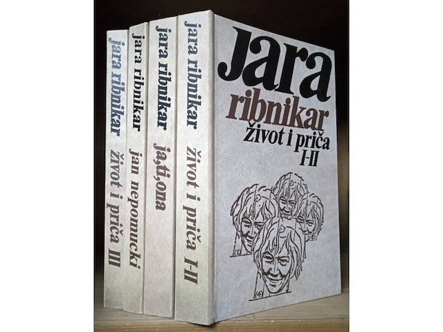 Jara Ribnikar - komplet 4 knjige