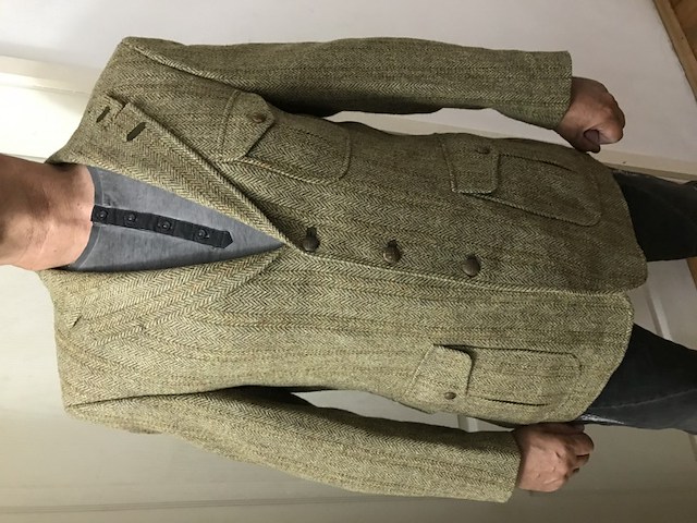 Sako Harris Tweed zeleno crveni kao nov samo proban