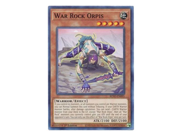 Yu-Gi-Oh! War Rock Orpis - BLVO-EN095