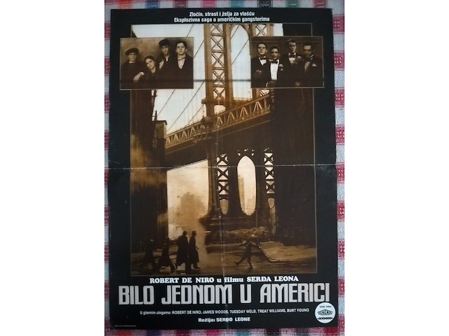 plakat BILO JEDNOM U AMERICI (Robert De Niro)