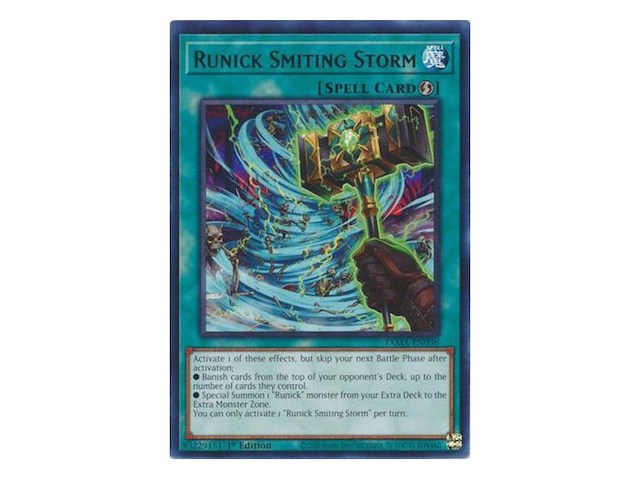 Yu-Gi-Oh! Runick Smiting Storm - TAMA-EN036