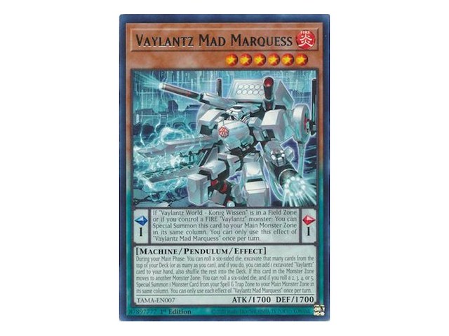 Yu-Gi-Oh! Vaylantz Mad Marquess - TAMA-EN007