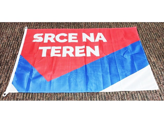 NOVA Zastava Srbija Srce na teren