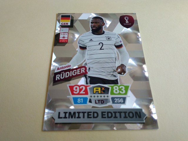 Adrenalyn XL Qatar 2022 - LE - Antonio RUDIGER