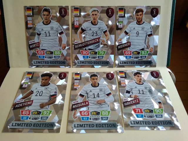 Adrenalyn XL Qatar 2022 - SET 11 Limited Edition - GER