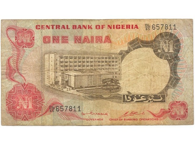 Nigerija 1 naira 1973/1978