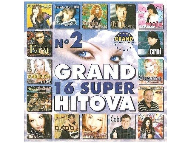 Various – Grand 16 Super Hitova N° 2 CD U CELOFANU