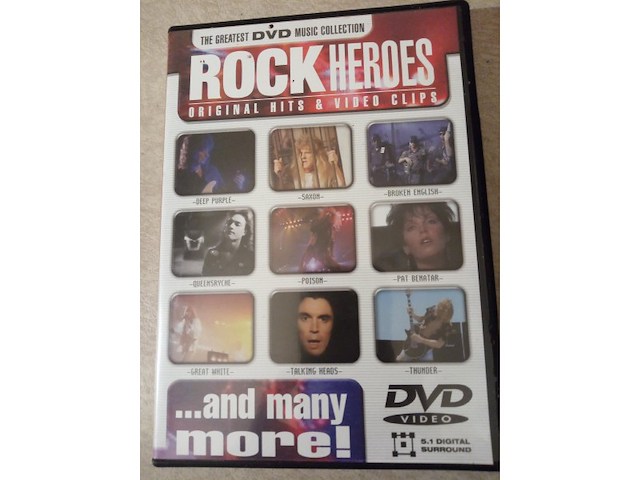 Rock Heroes / Original Hits &;;;;; Video Clips - DVD