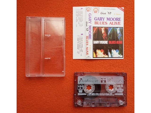 GARY MOORE - Blues Alive (Live 92)(cass) istočna licenc