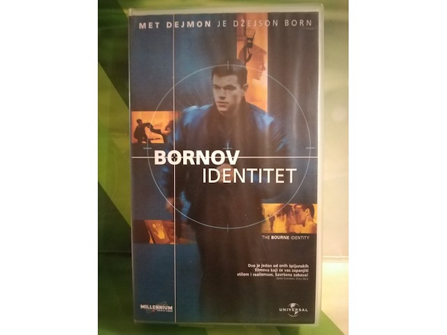 Bornov Identitet - Matt Damon / VHS /