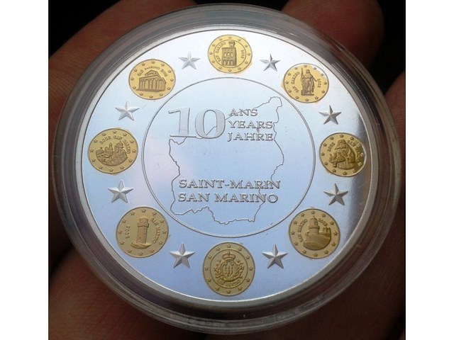 San Marino 10 godina eura