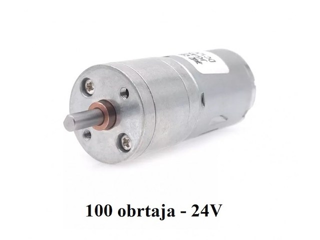 Elektromotor sa reduktorom - 24V - 100RPM