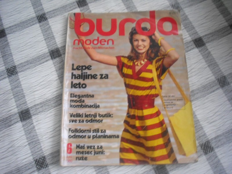 BURDA 6 JUNI 1980 NA NEMACKOM