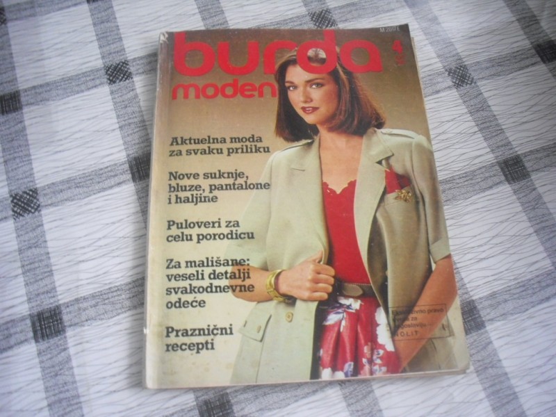 BURDA 4 APRIL 1981 NA NEMACKOM