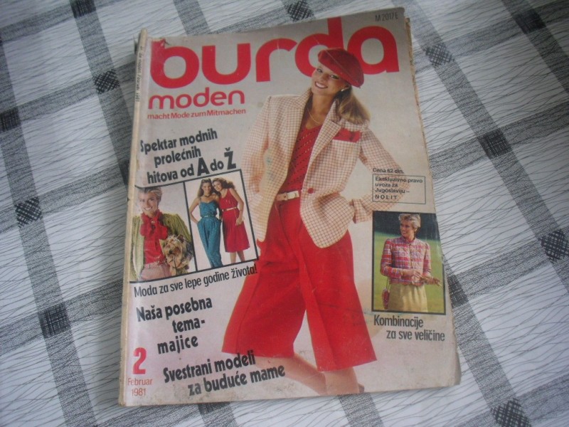 BURDA 2 FEBRUAR 1981 NA NEMACKOM