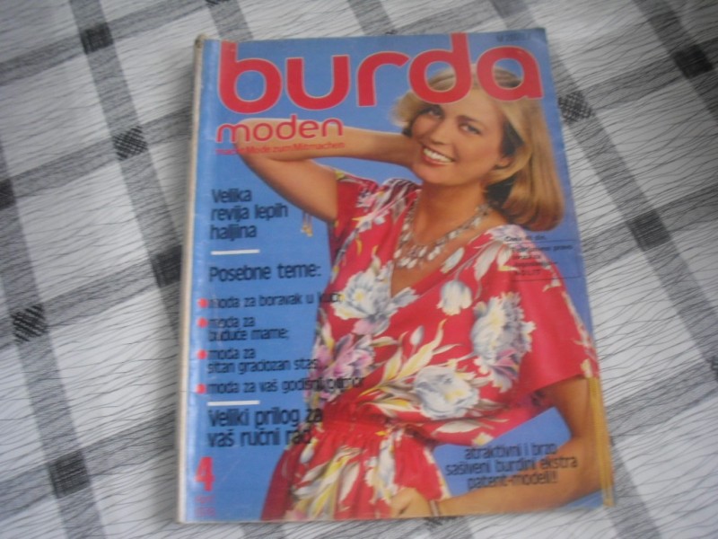 BURDA 4 APRIL 1978 NA NEMACKOM