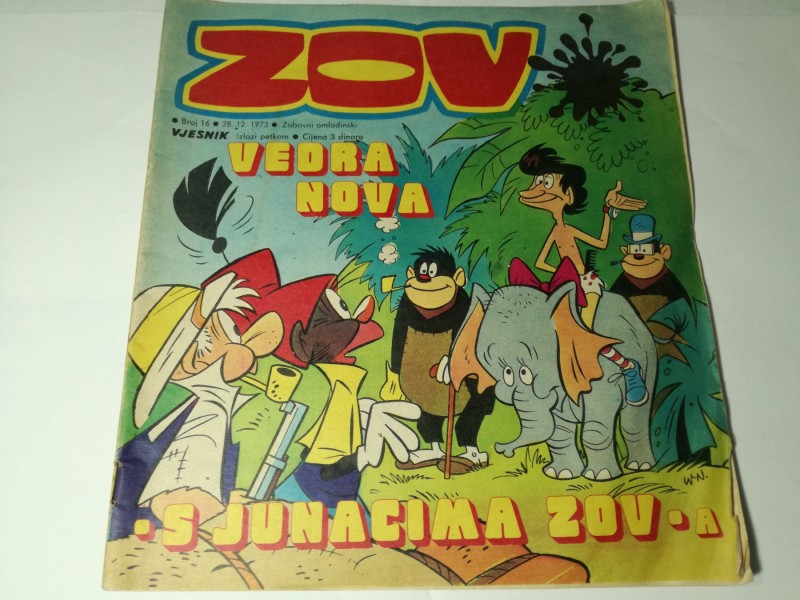 ZOV broj 16 - kompletan sa posterom, kalendar - Vjesnik