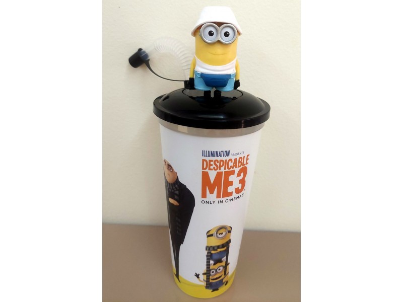 Minions Despicable Me3,PCO Figura sa bioskopskom čašom