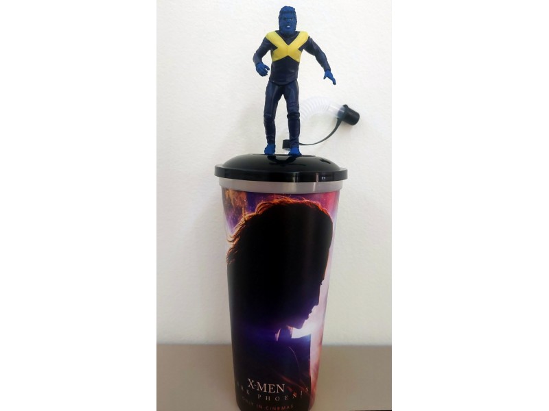 X-Men Dark Phoenix 2019. PCO Figura sa bioskop. čašom