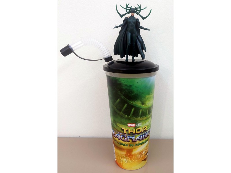 Thor:Ragnarok 2017.HELA PCO Figura sa bioskop. čašom