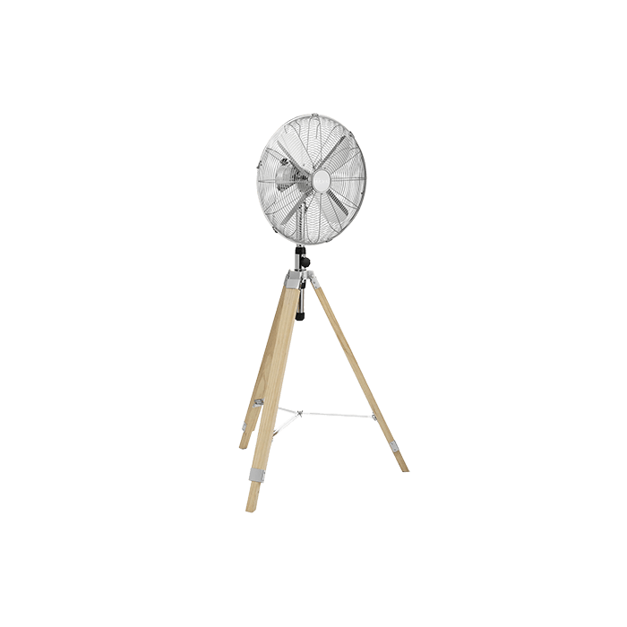 TRISTAR Ventilator VE-5804 Podni, Srebrna, 50 W, 40 cm