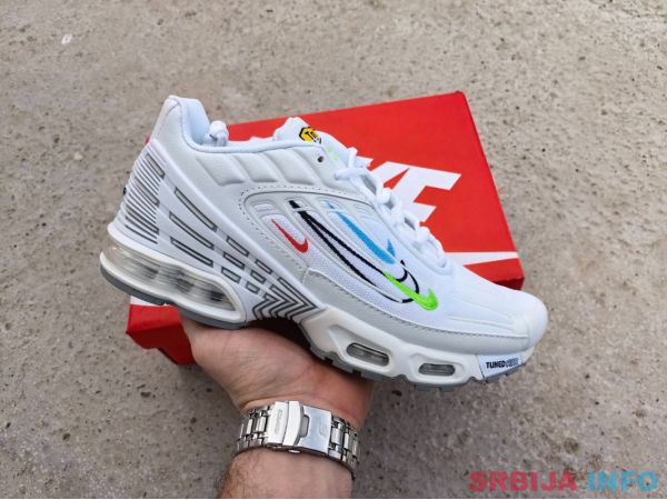 Nike Air Max Plus TN 3 Multi Swoosh White