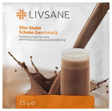 LIVSANE Slim Shake sa ukusom čokolade, 25 g