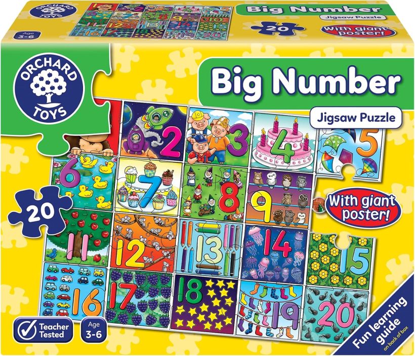 Big Number Jigsaw Puzzle