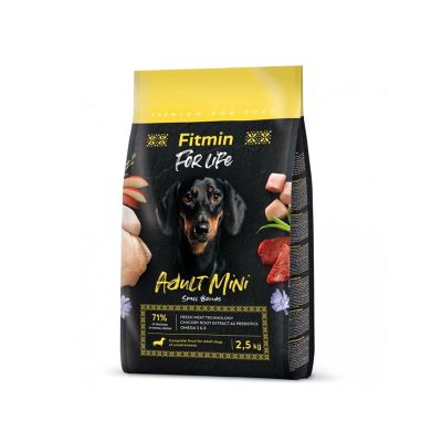 Fitmin For Life Dog Adult Mini Small Dogs 2,5kg