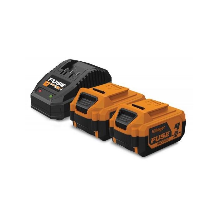 VILLAGER FUSE 18V set baterija 2 x 4.0Ah + punjač 4,5A