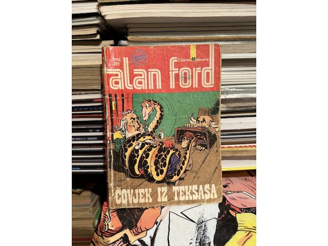 Alan Ford 291 Čovjek iz Teksasa