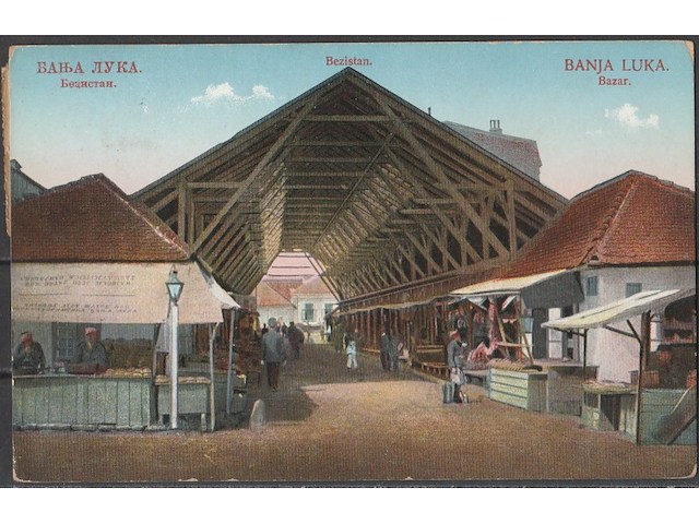 Bosna i Hercegovina - Banja Luka / bazar / 1920