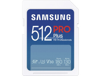 SD Card 512GB, PRO Plus, SDXC, UHS-I U3 V30 Class 10, Read up to 180MB/s, Write up to 130 MB/s, f...