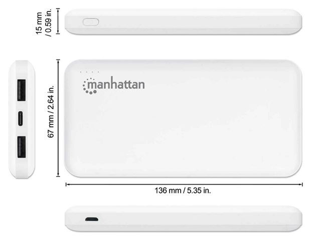 Manhattan 10,000 mAh PowerbankID EK000398973