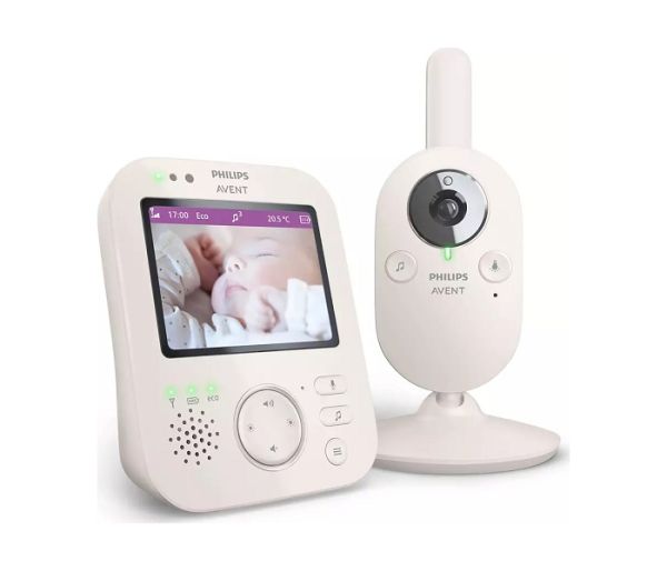 Avent Bebi Alarm Video Monitor Silk White 0992