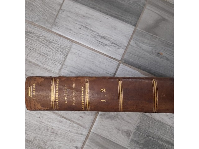 Stara knjiga na nemackom jeziku o zivotinjama 1804 god