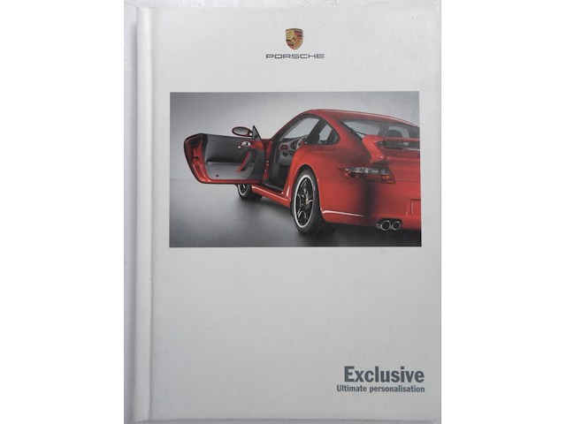Prospekt Porsche Exclusive, 60 str, 21 x 15,5 cm.