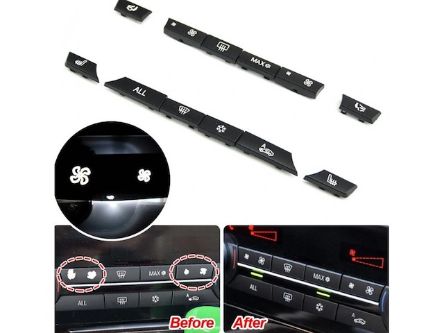 Prekidac dugme za klimu panel BMW 5  7 F10 F01 F02