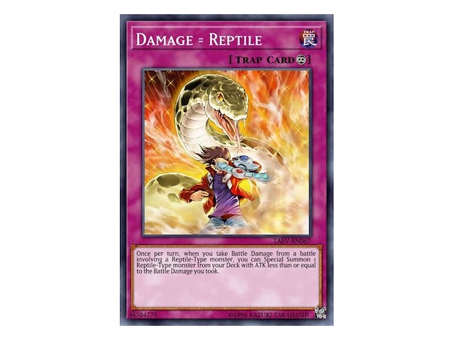 Yu-Gi-Oh! Damage = Reptile - ANGU-EN058