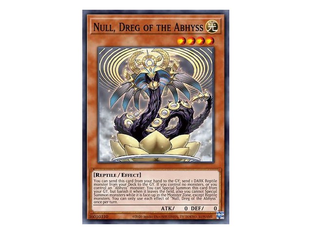 Yu-Gi-Oh! Nunu, the Ogdoadic Remnant - ANGU-EN001